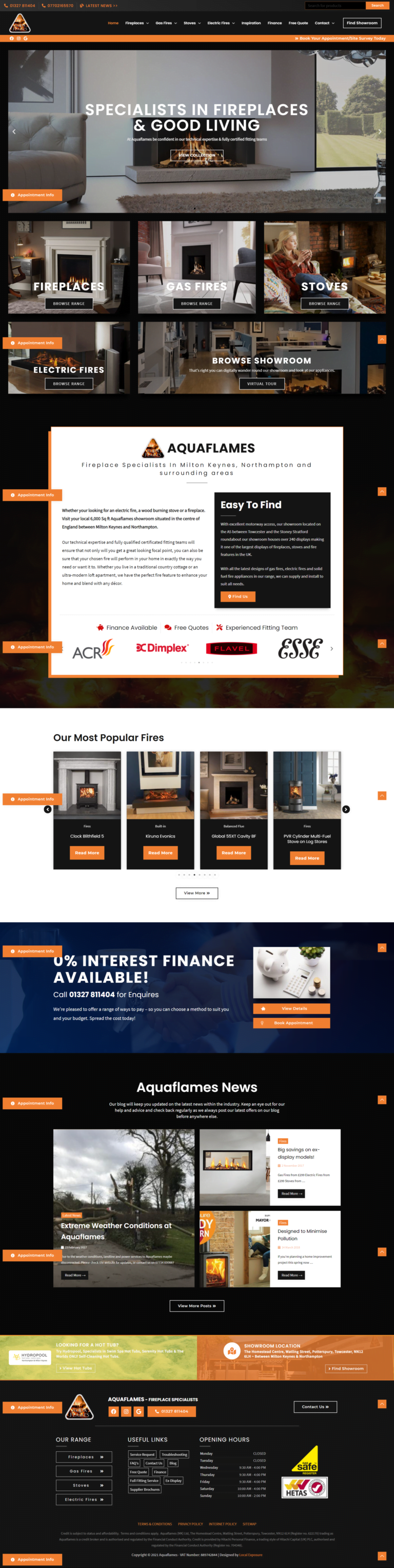Web Design Examples - Trusted Trade Design